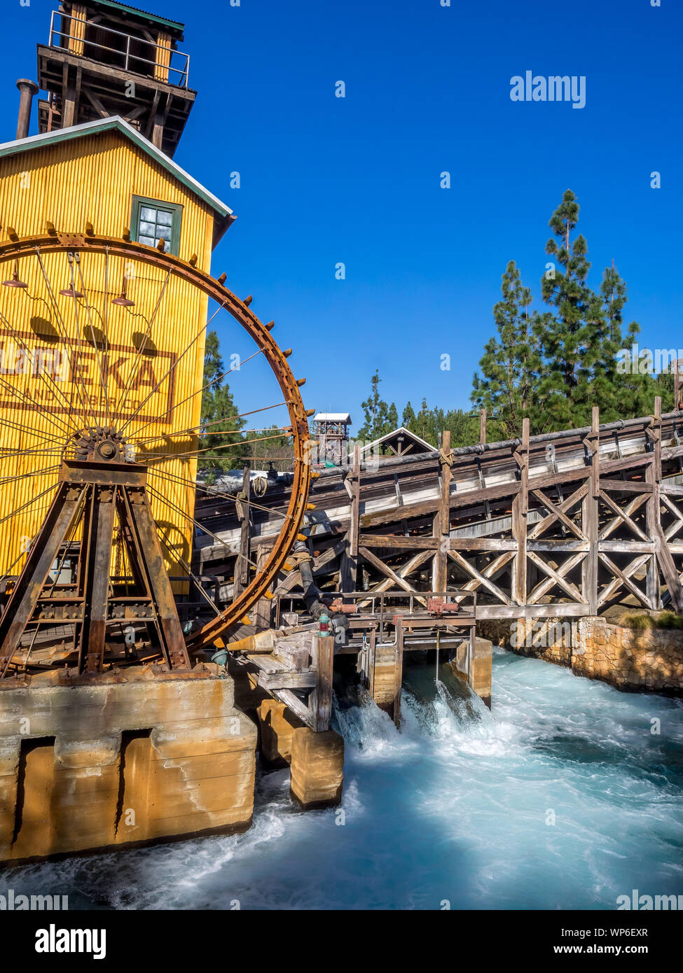 Views of Disneyland in Anaheim, California. Disneyland is one of the ...