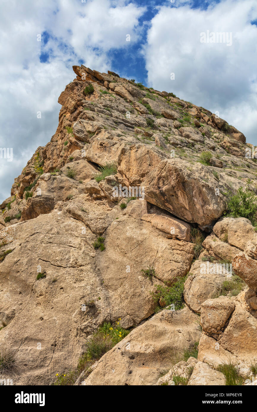 Mountain landscape, Bastam, West Azerbaijan Province, Iran Stock Photo ...