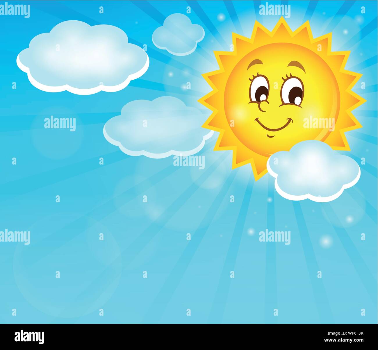 Image with happy sun theme 1 Stock Vector Image & Art - Alamy