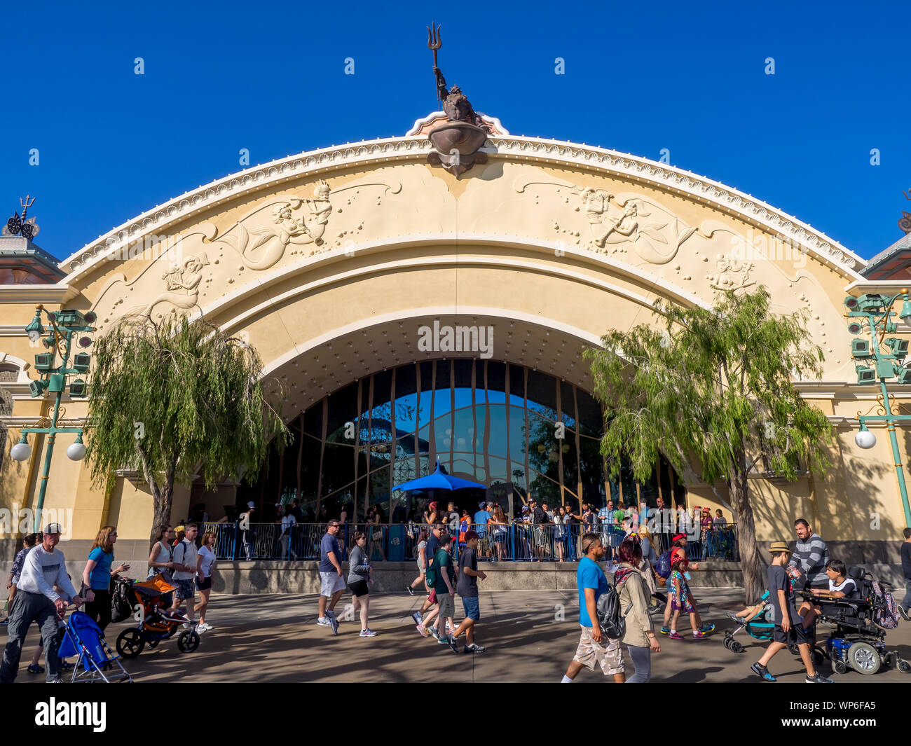 Views of Disneyland in Anaheim, California. Disneyland is one of the ...