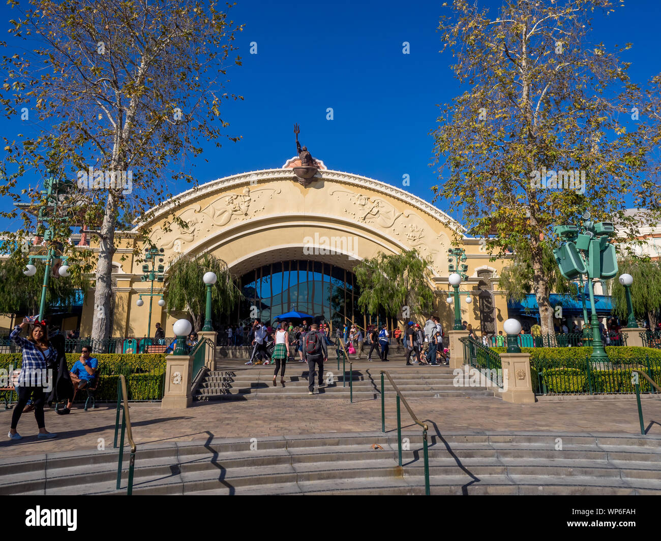 Views of Disneyland in Anaheim, California. Disneyland is one of the ...