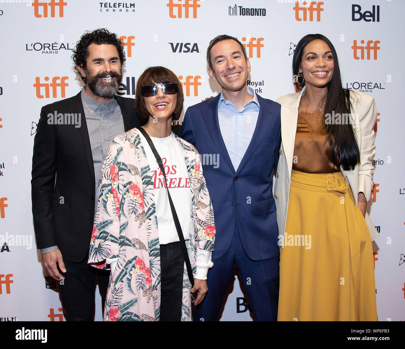 TORONTO, ONTARIO - SEPTEMBER 07: Rosario Dawson - Chad Hamilton - Ady ...