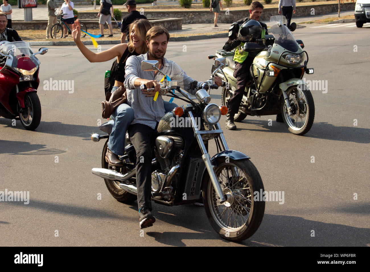 Ukrainian motorcycle hi-res stock photography and images - Alamy