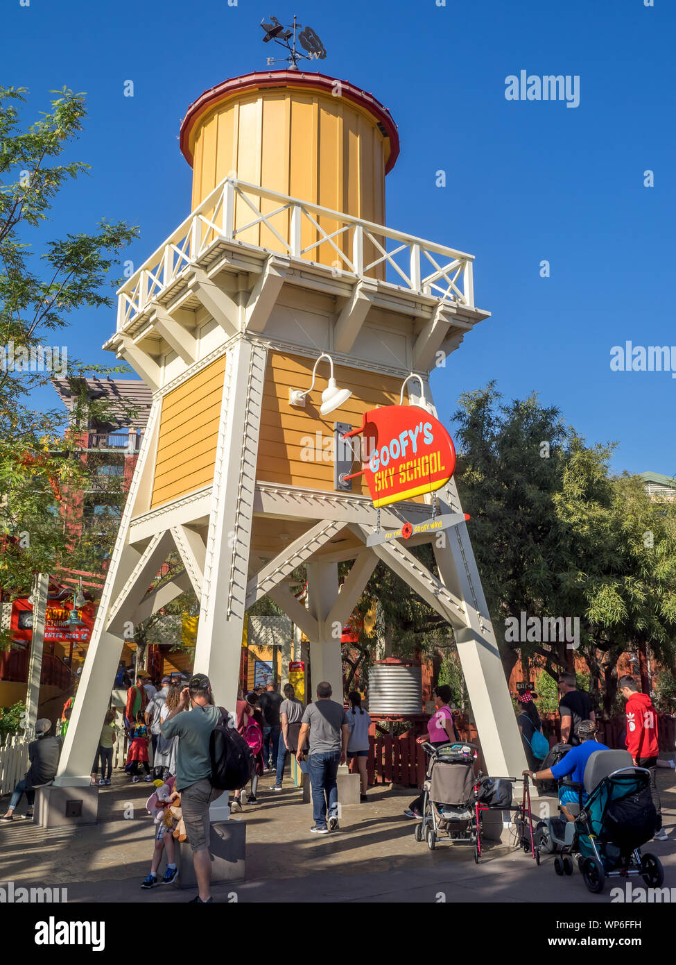 Views of Disneyland in Anaheim, California. Disneyland is one of the ...