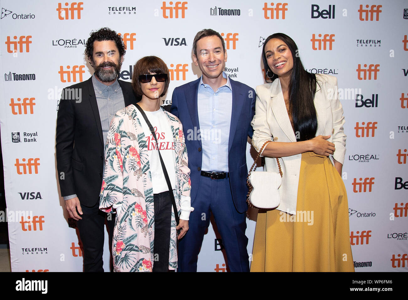 TORONTO, ONTARIO - SEPTEMBER 07: Rosario Dawson - Chad Hamilton - Ady ...