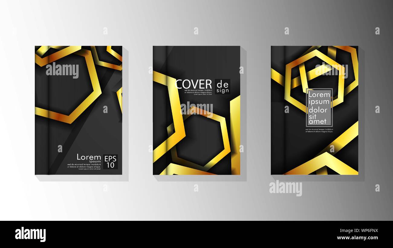 Vector collection of book cover backgrounds for brochures, leaflets ...