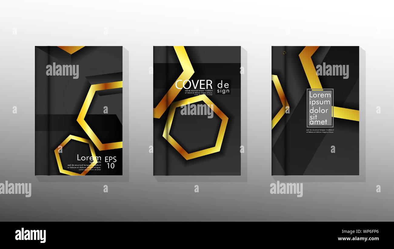 Vector collection of book cover backgrounds for brochures, leaflets ...