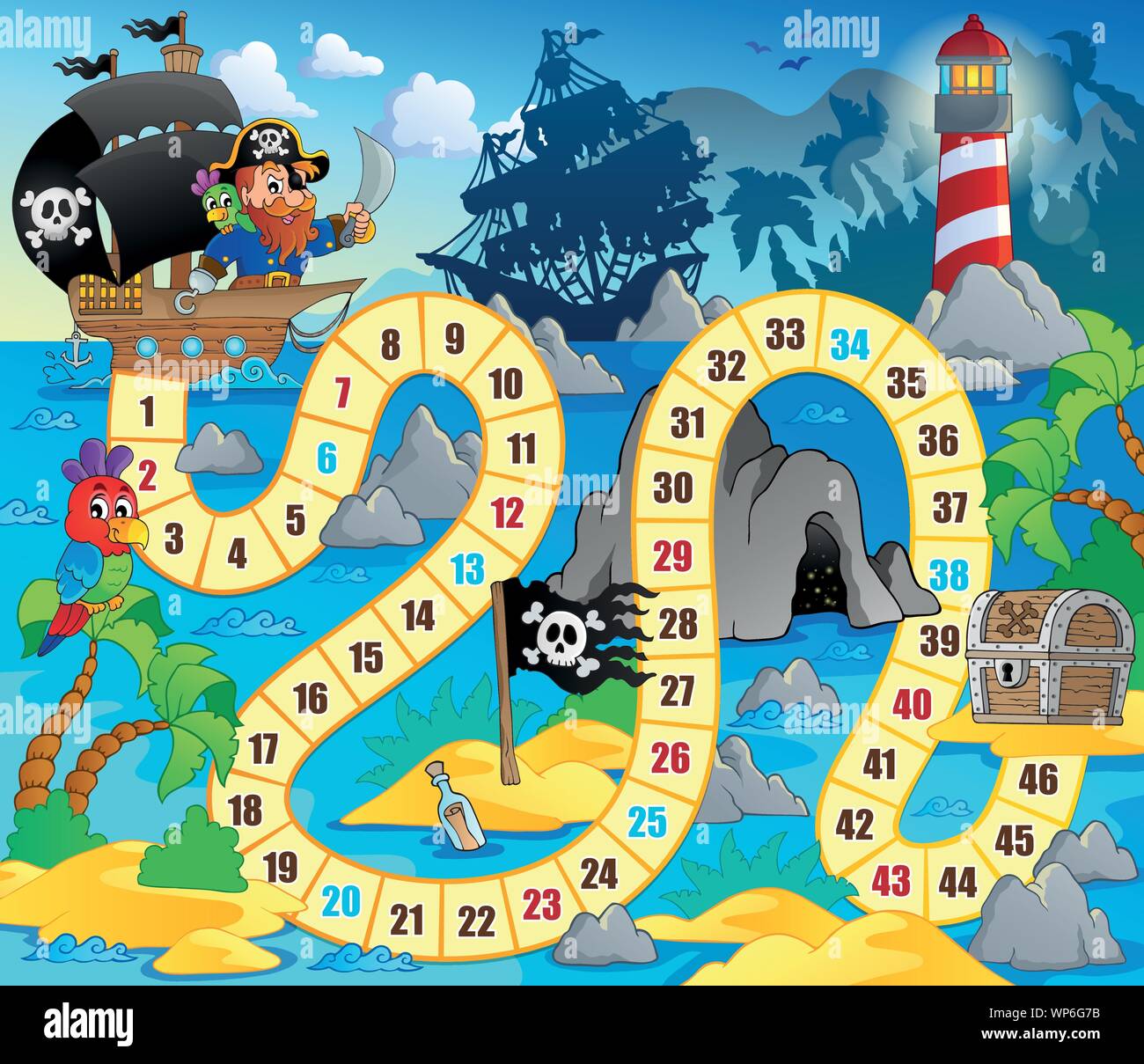 Board game theme image 5 Stock Vector Image & Art - Alamy