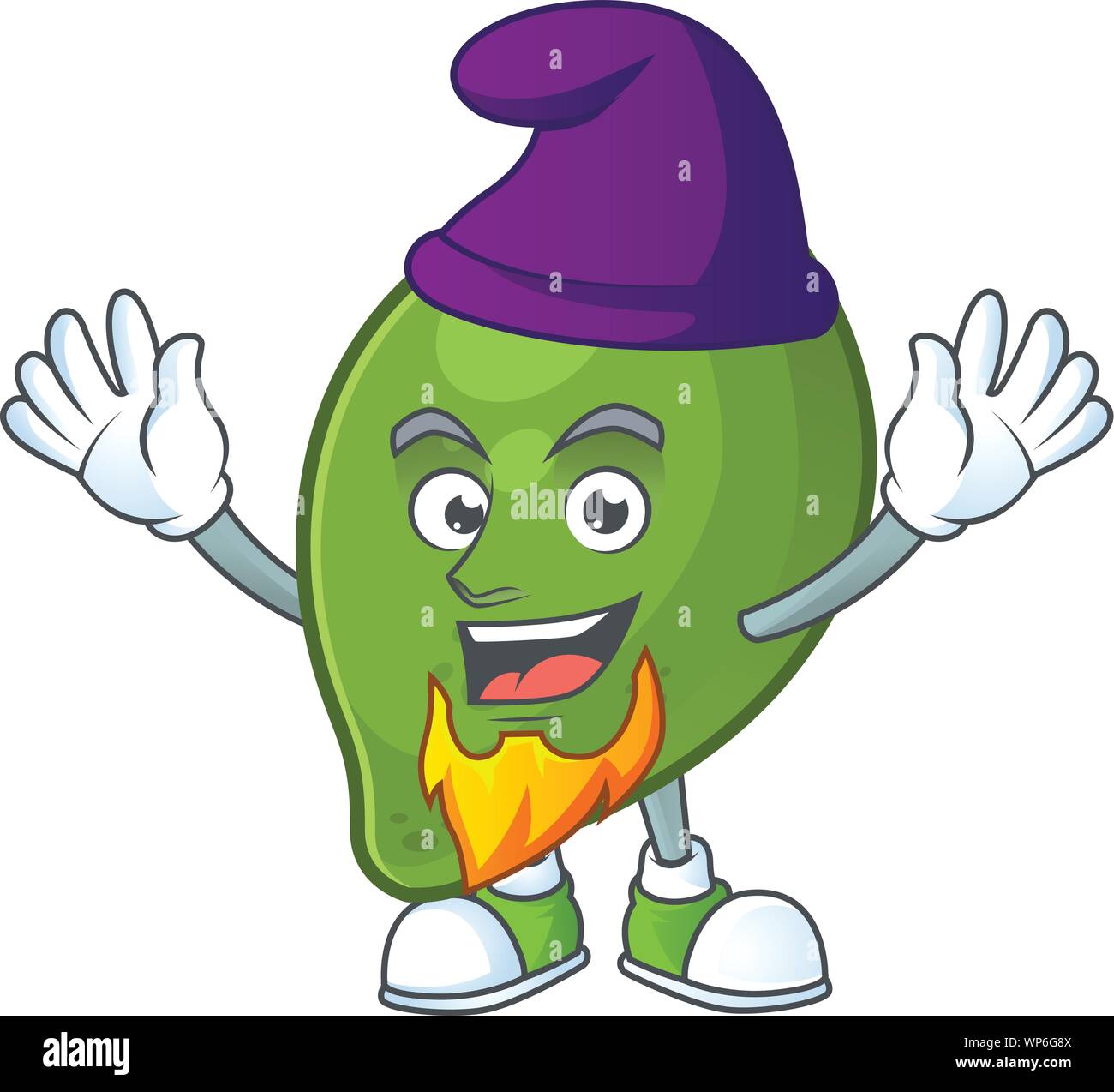 Elf lime fruit character on white background Stock Vector Image & Art ...