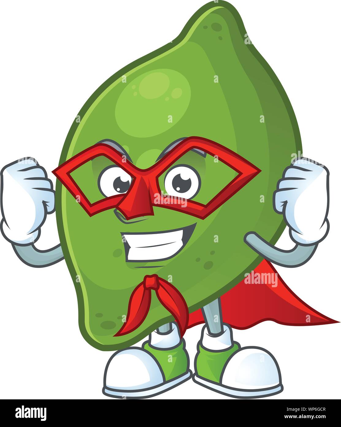 Super hero lime fresh cute for cartoon mascot Stock Vector Image & Art ...