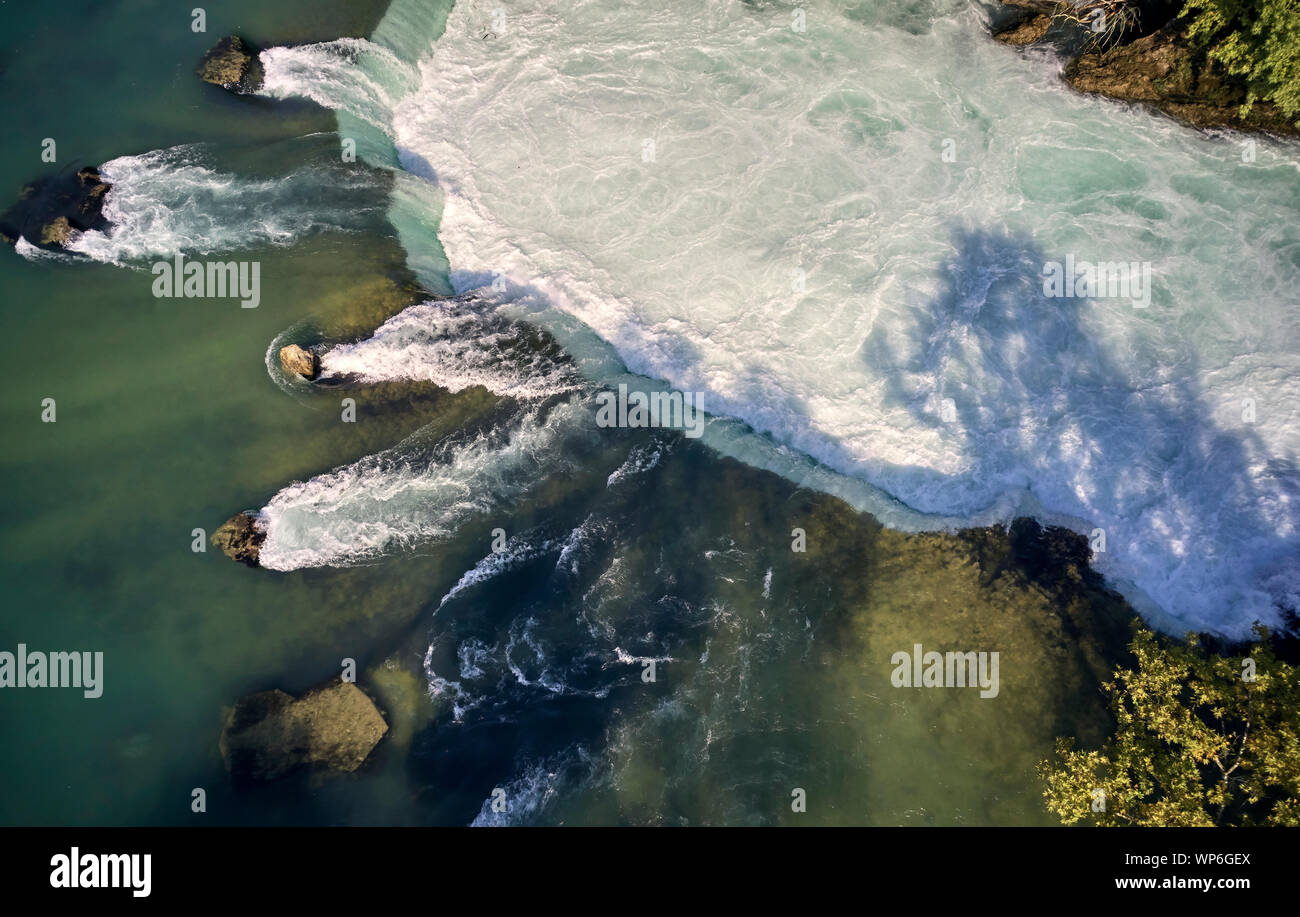 top view of the beautiful waterfall Stock Photo - Alamy