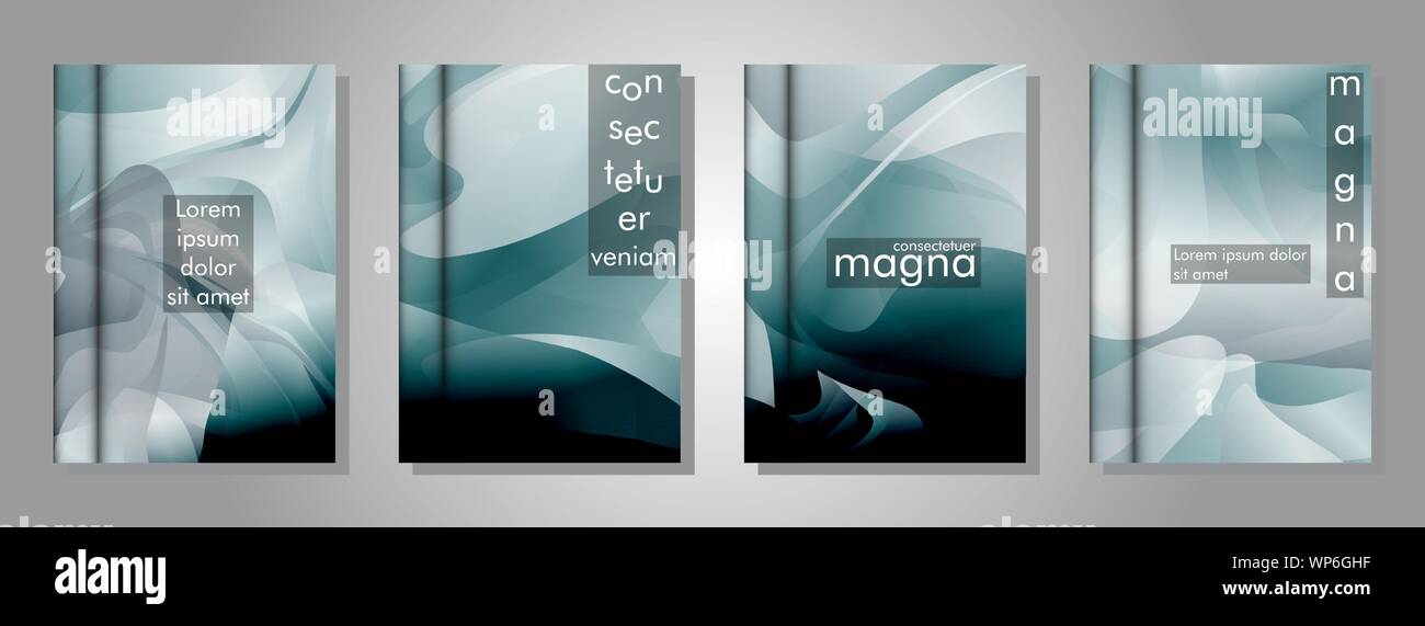 book collection with abstract liquid patterns as background. suitable ...