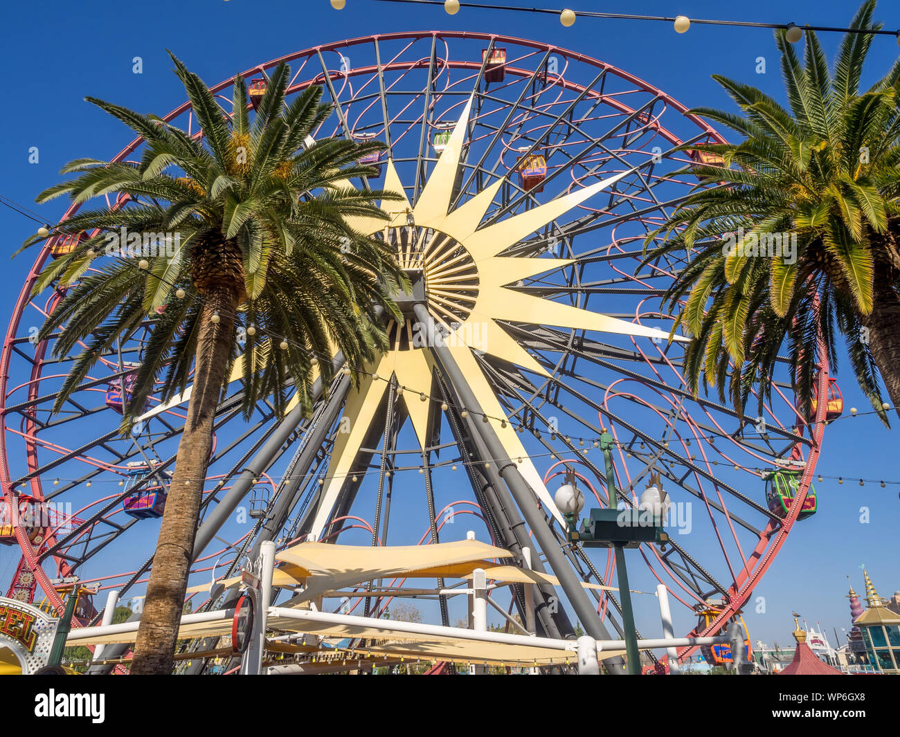 Views of Disneyland in Anaheim, California. Disneyland is one of the ...