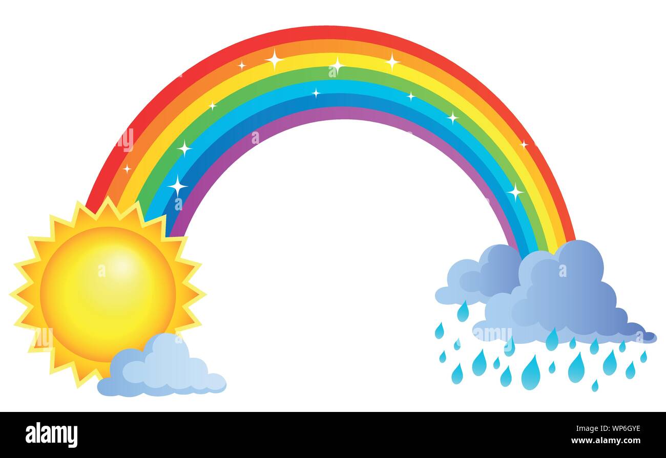 Rainbow topic image 1 Stock Vector Image & Art - Alamy