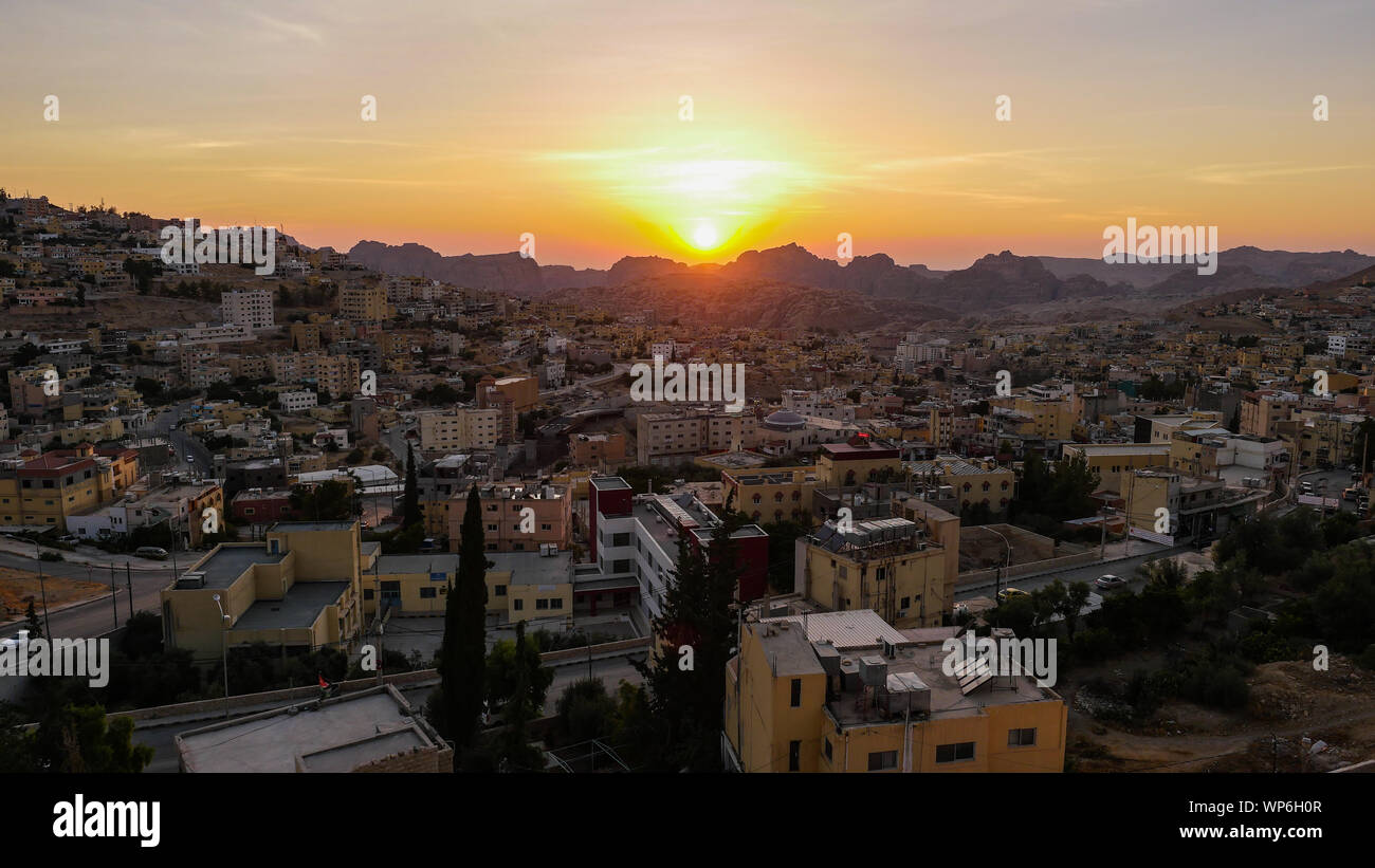 Jordan Petra beautiful City view on sunset Stock Photo - Alamy