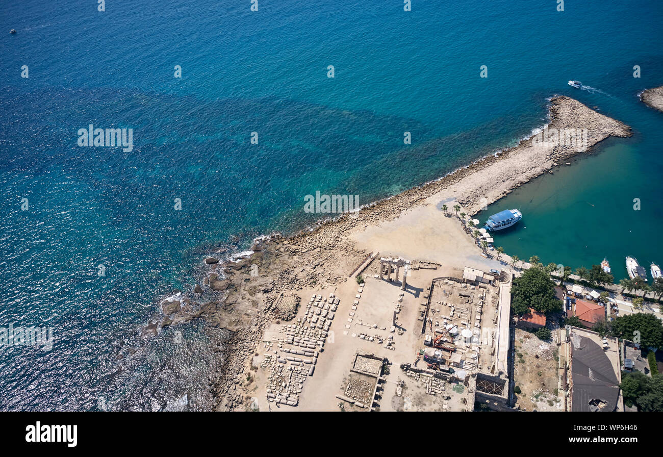 top view of the ancient amphitheater Stock Photo - Alamy