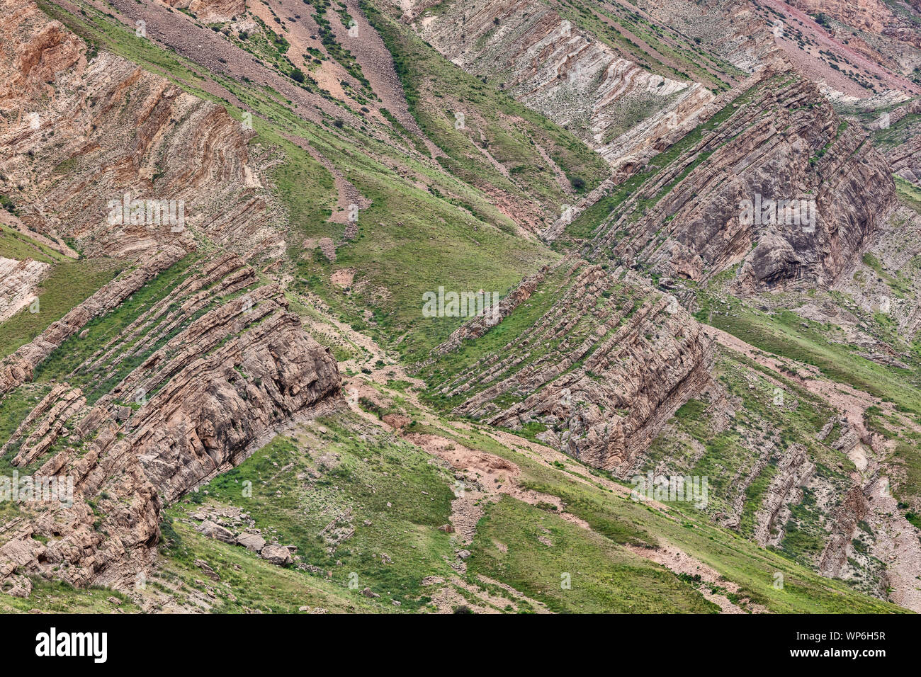 Aras river valley, Mountain landscape, West Azerbaijan Province, Iran ...