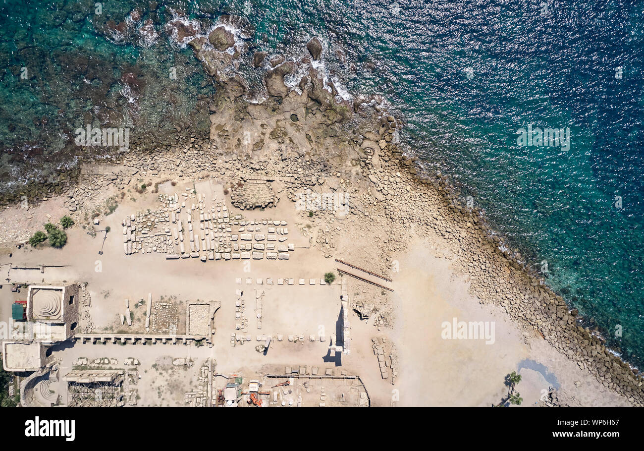 top view of the ancient amphitheater Stock Photo - Alamy