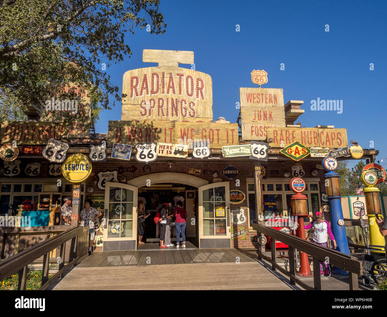 Views of Disneyland in Anaheim, California. Disneyland is one of the ...