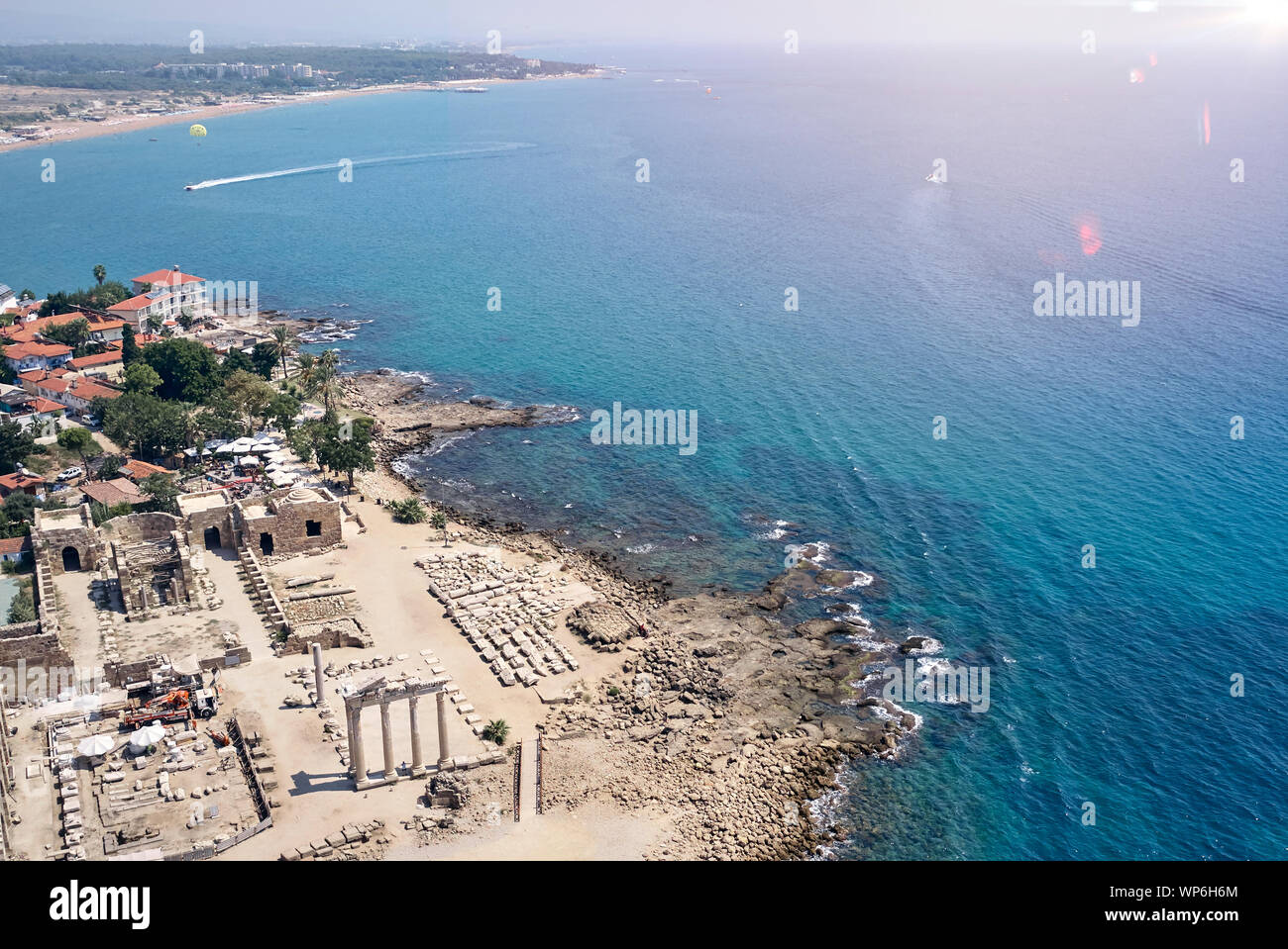 top view of the ancient amphitheater Stock Photo - Alamy