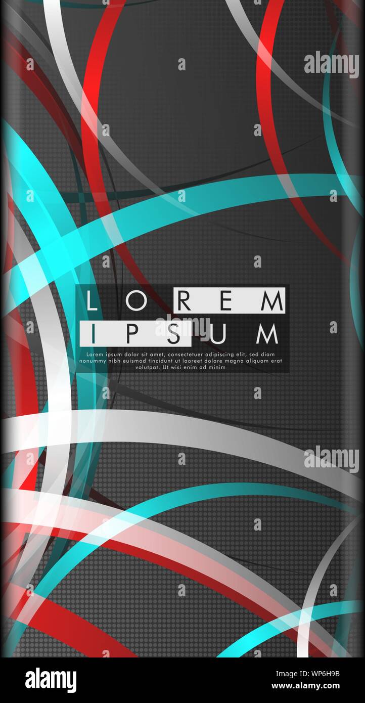 Vector design of abstract vertical backgrounds. Color band wave design ...