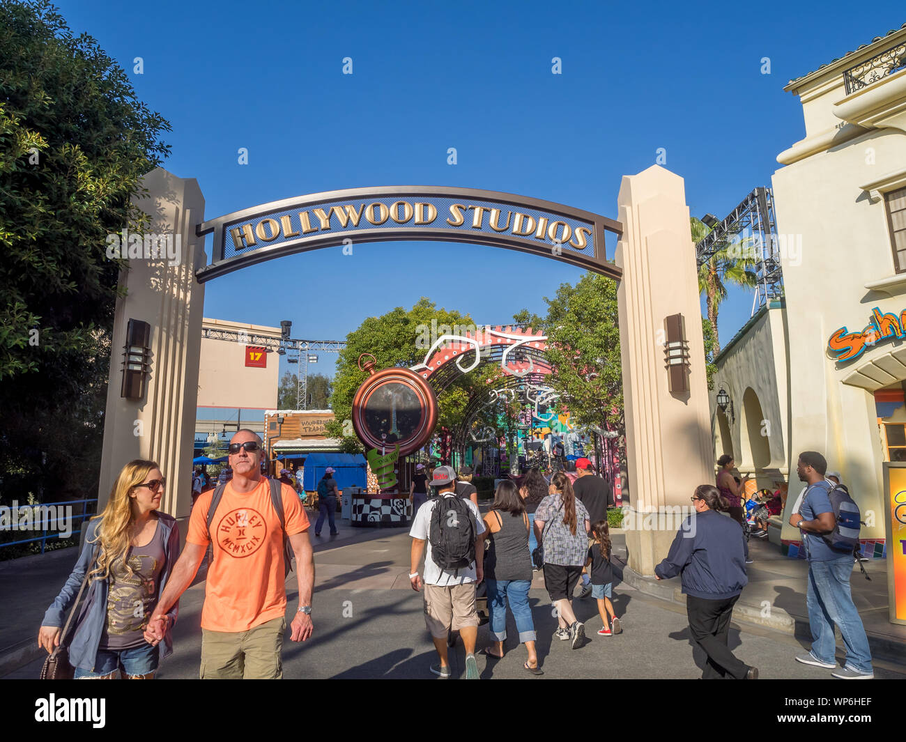 Views of Disneyland in Anaheim, California. Disneyland is one of the ...