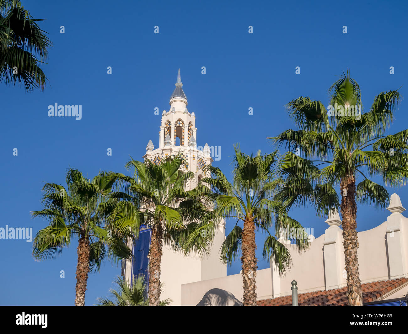 Views of Disneyland in Anaheim, California. Disneyland is one of the ...
