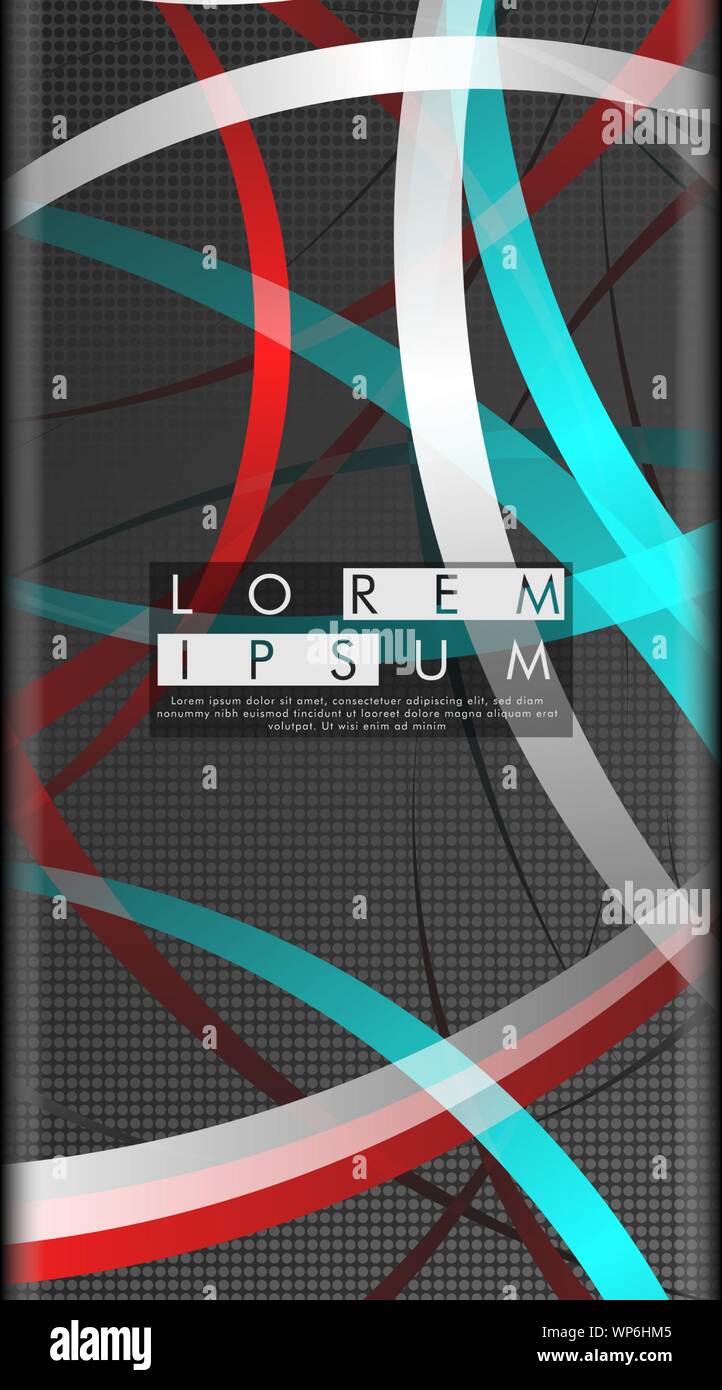 Vector design of abstract vertical backgrounds. Color band wave design ...
