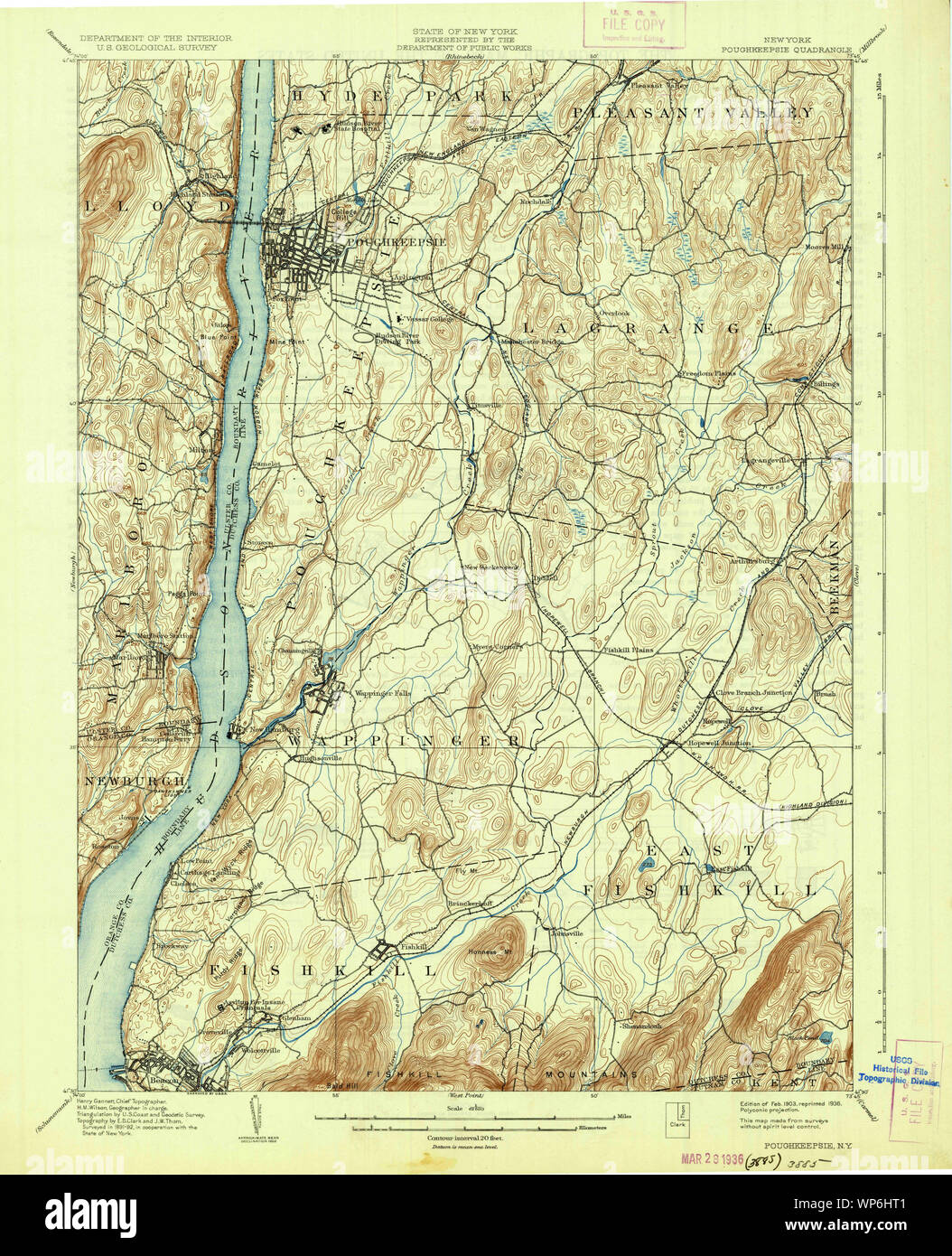 Map of poughkeepsie hi-res stock photography and images - Alamy