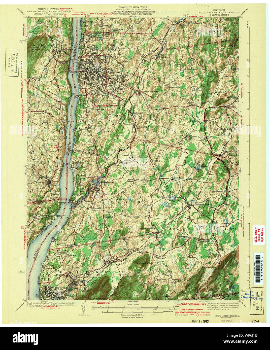 Map Of Poughkeepsie High Resolution Stock Photography and Images - Alamy