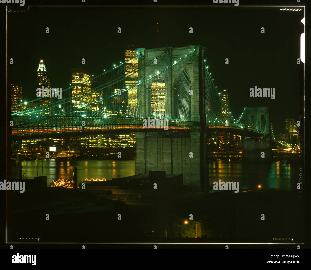 LOC Brooklyn Bridge and East River 6 Stock Photo - Alamy
