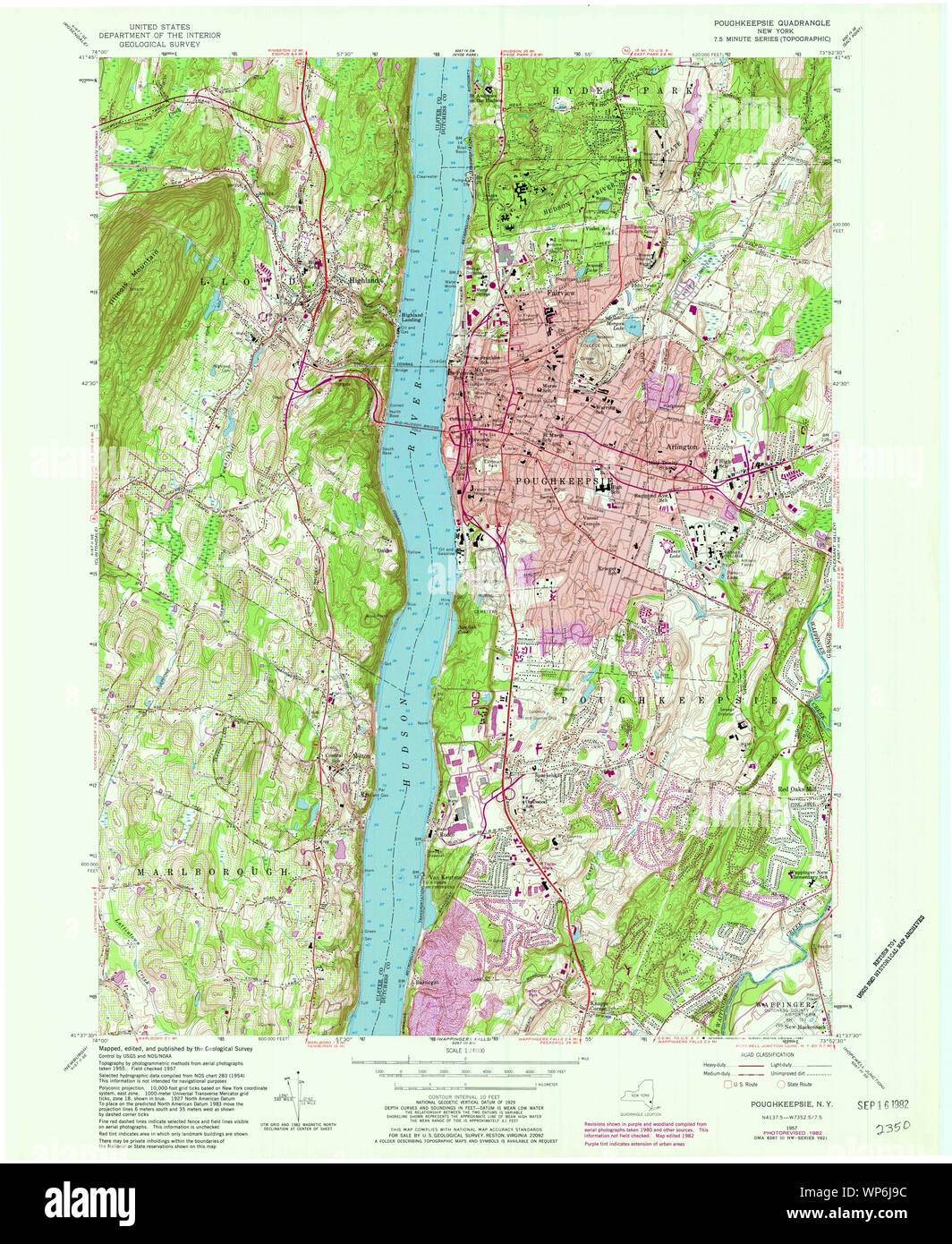 Map of poughkeepsie hi-res stock photography and images - Alamy