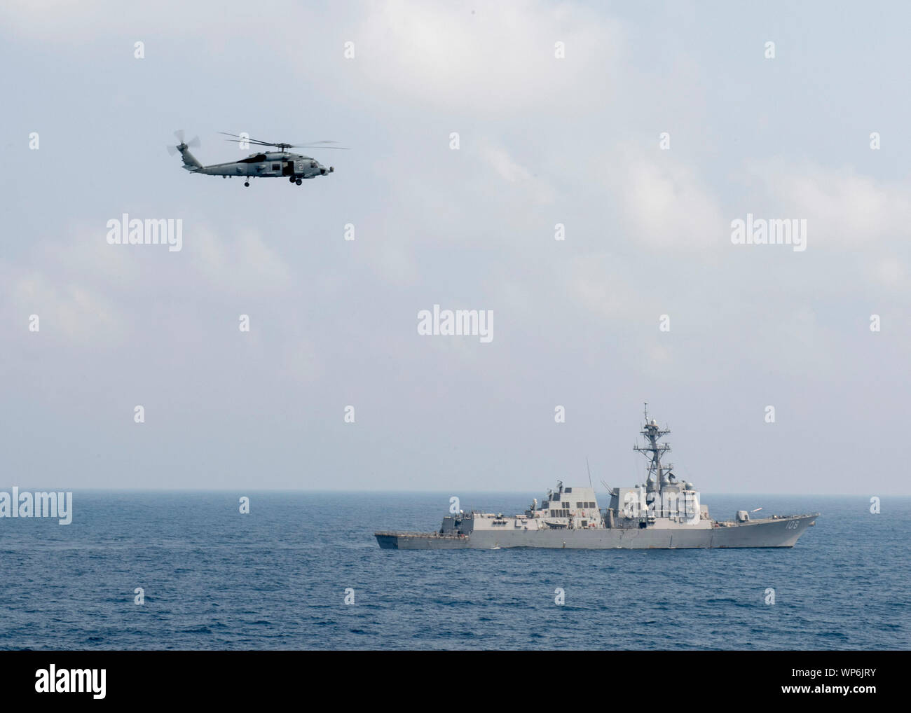 190905-N-JW440-1279 GULF OF THAILAND (Sep. 5, 2019) A MH-60R Sea Hawk ...