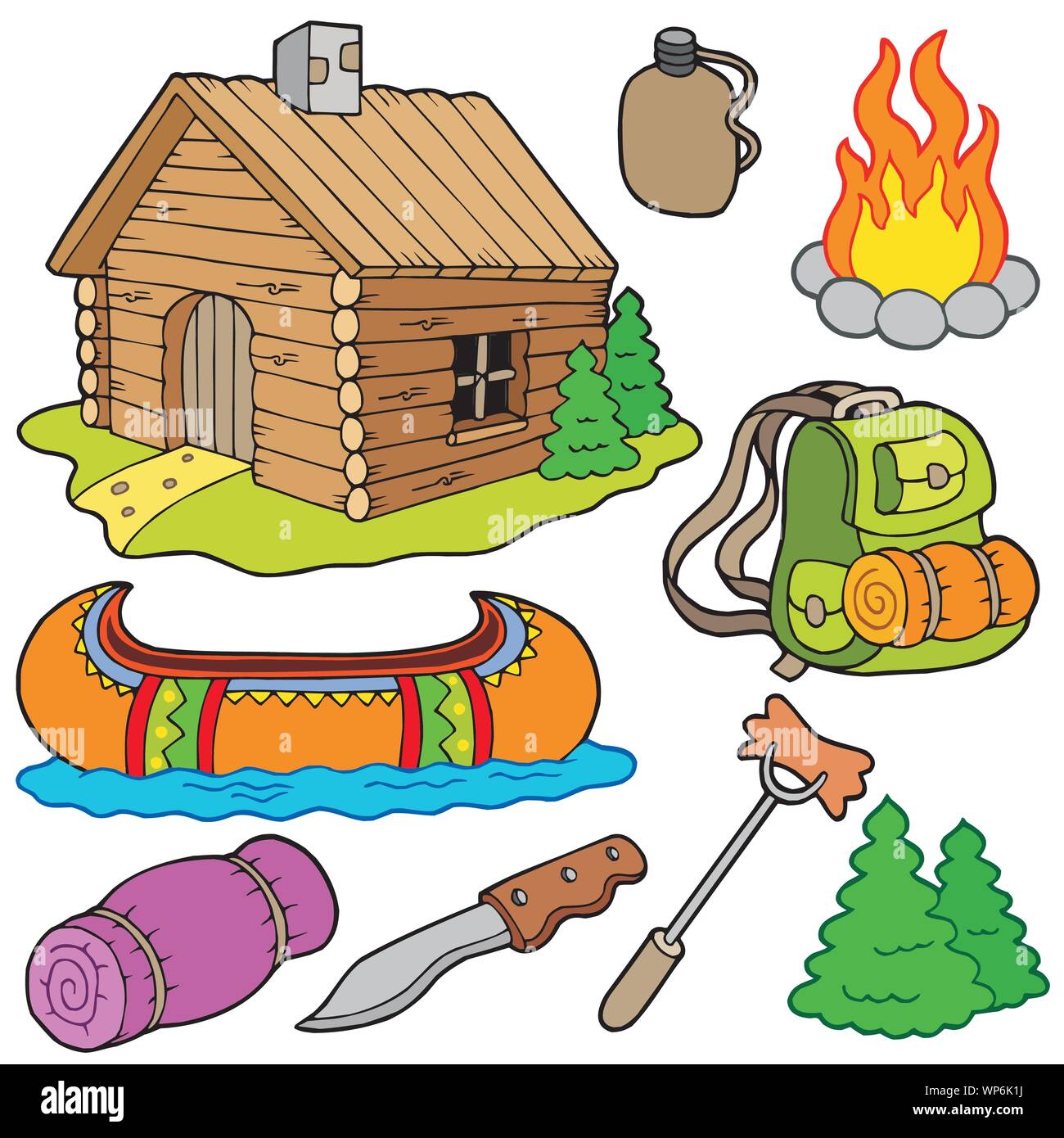 Collection of outdoor objects Stock Vector Image & Art - Alamy