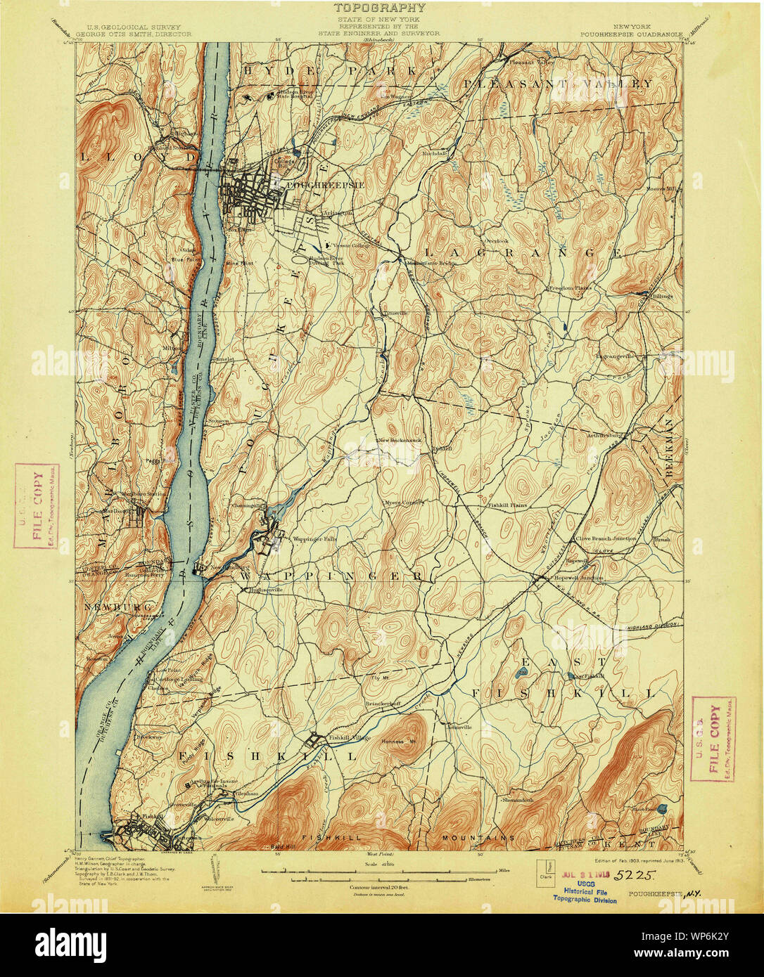 Poughkeepsie map hi-res stock photography and images - Alamy