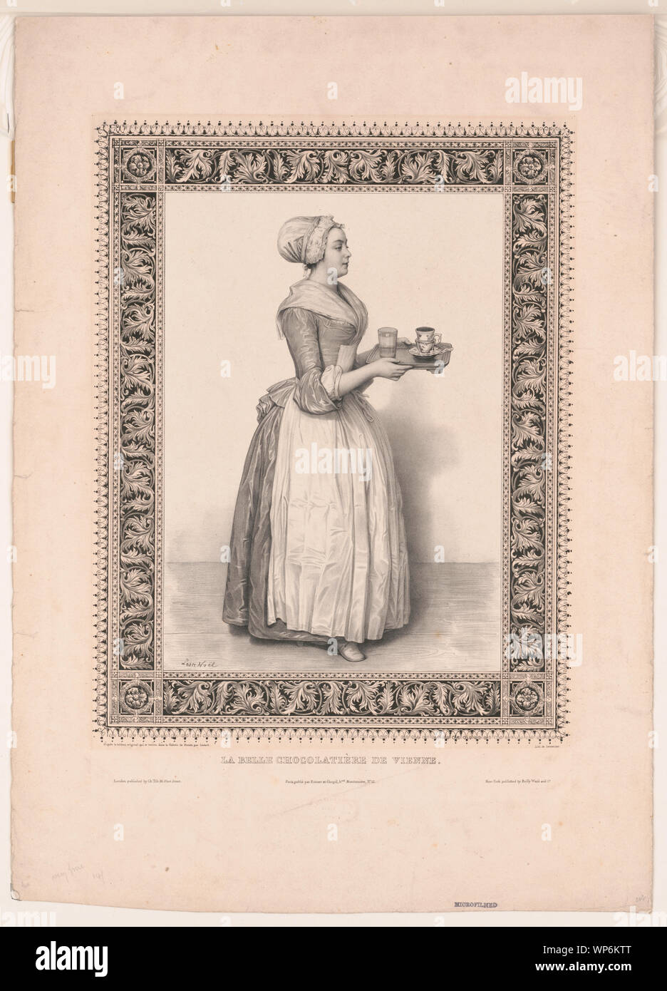 19th century advertisement chocolate hi-res stock photography and ...