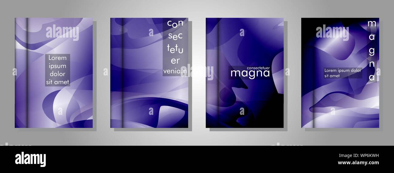 Vector collection of book cover backgrounds. illustration of eps vector ...