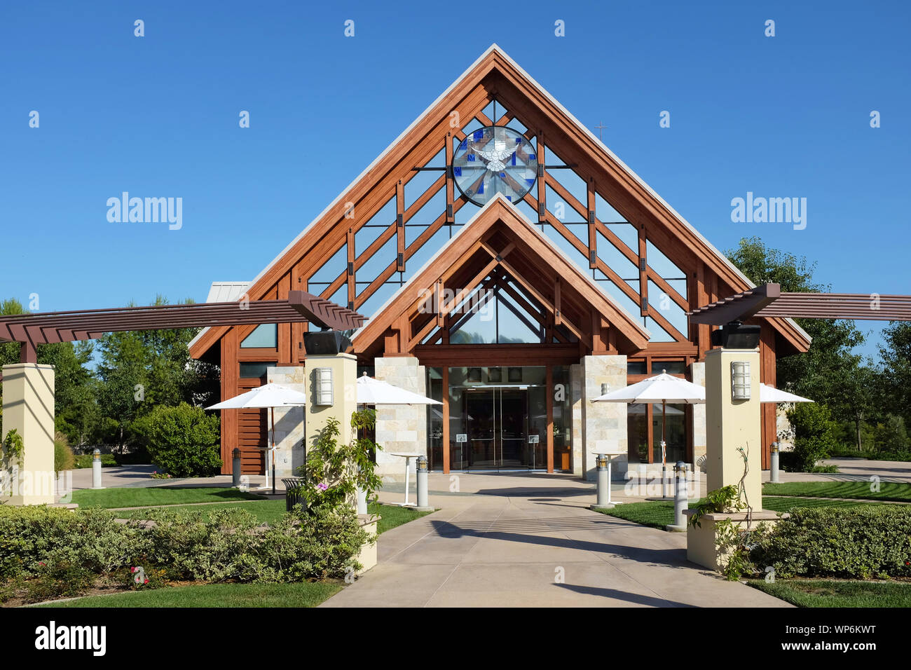 IRVINE, CALIFORNIA - SEPT 7, 2019: The Chapel at Mariners Church, a non ...