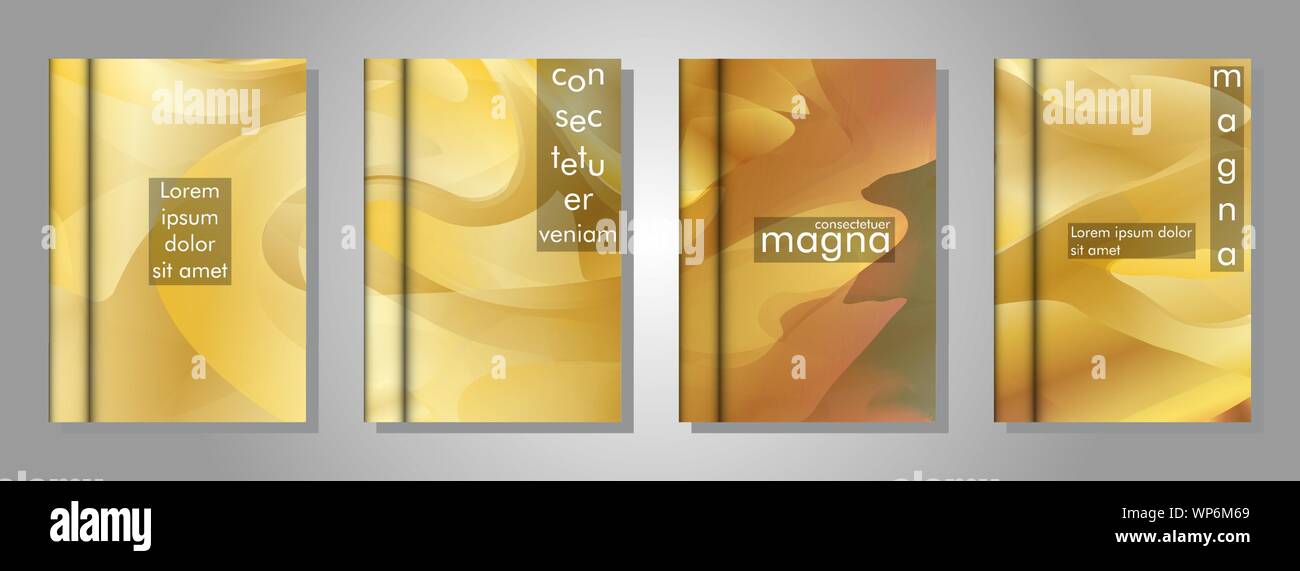 Vector collection of book cover backgrounds. Vector illustration of EPS ...