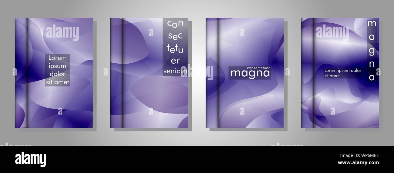 Vector collection of book cover backgrounds. illustration of eps vector ...