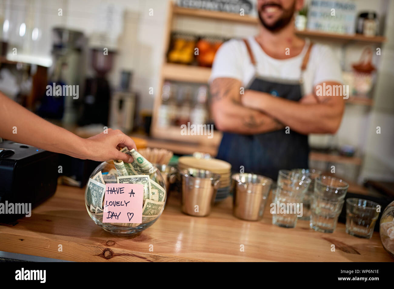 Happy employee hi-res stock photography and images - Alamy