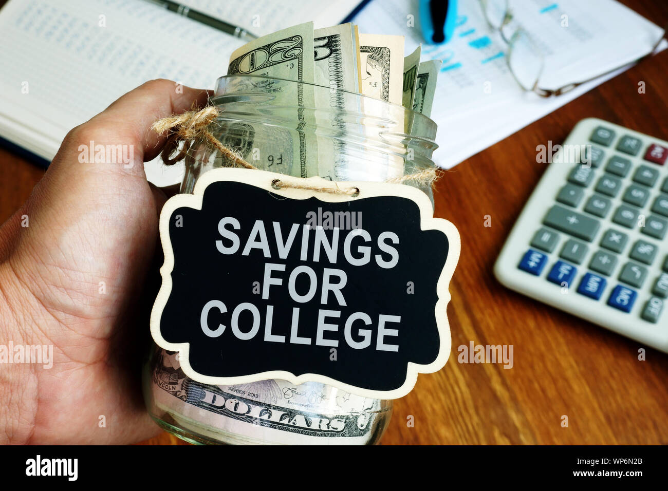 College saving plan hi-res stock photography and images - Alamy