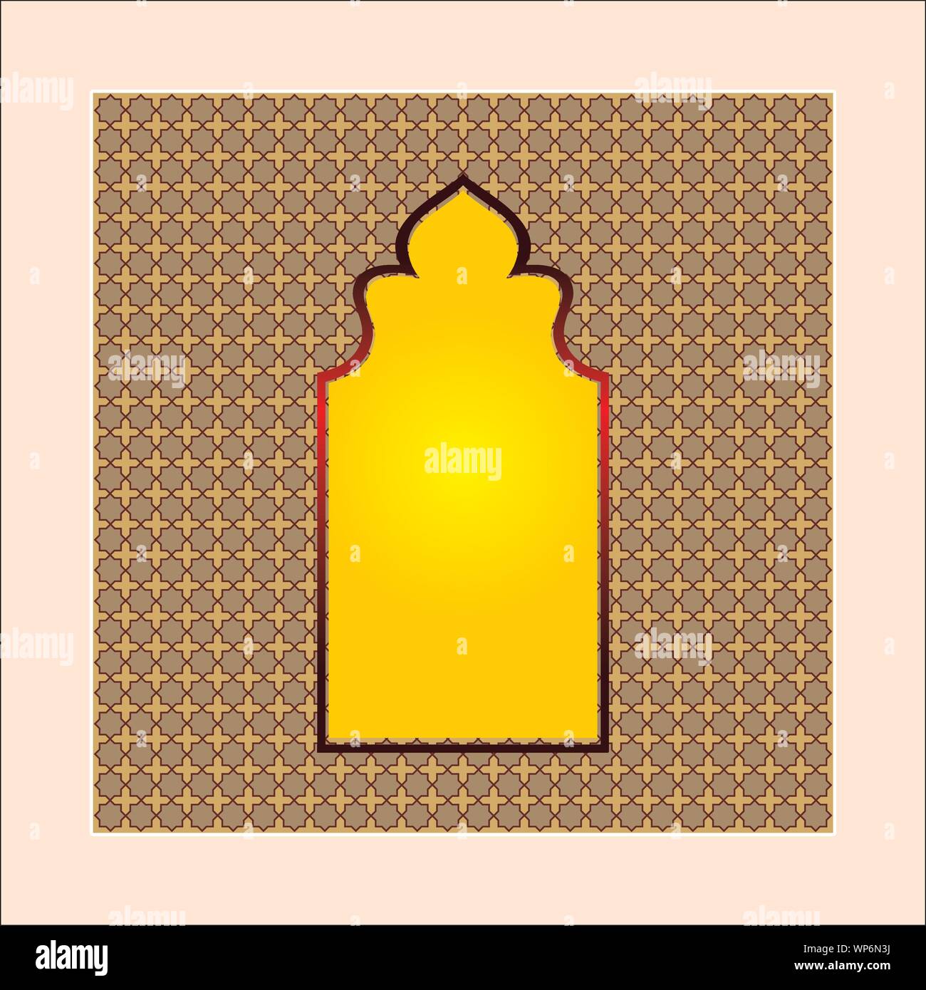 islamic art arch Stock Vector Image & Art - Alamy