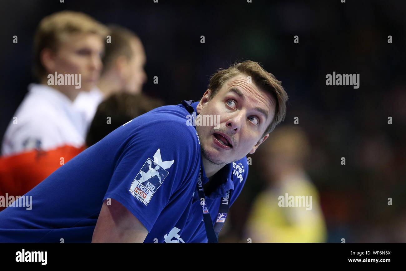 Magdeburg, Germany. 07th Sep, 2019. Handball: Bundesliga, SC Magdeburg ...
