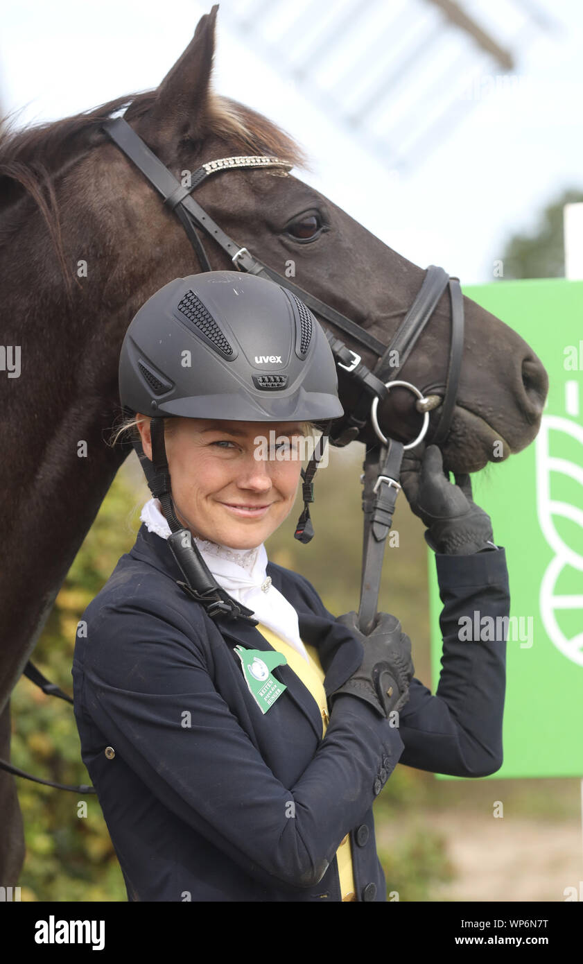 Neppermin, Germany. 07th Sep, 2019. During a break at the charity event ...