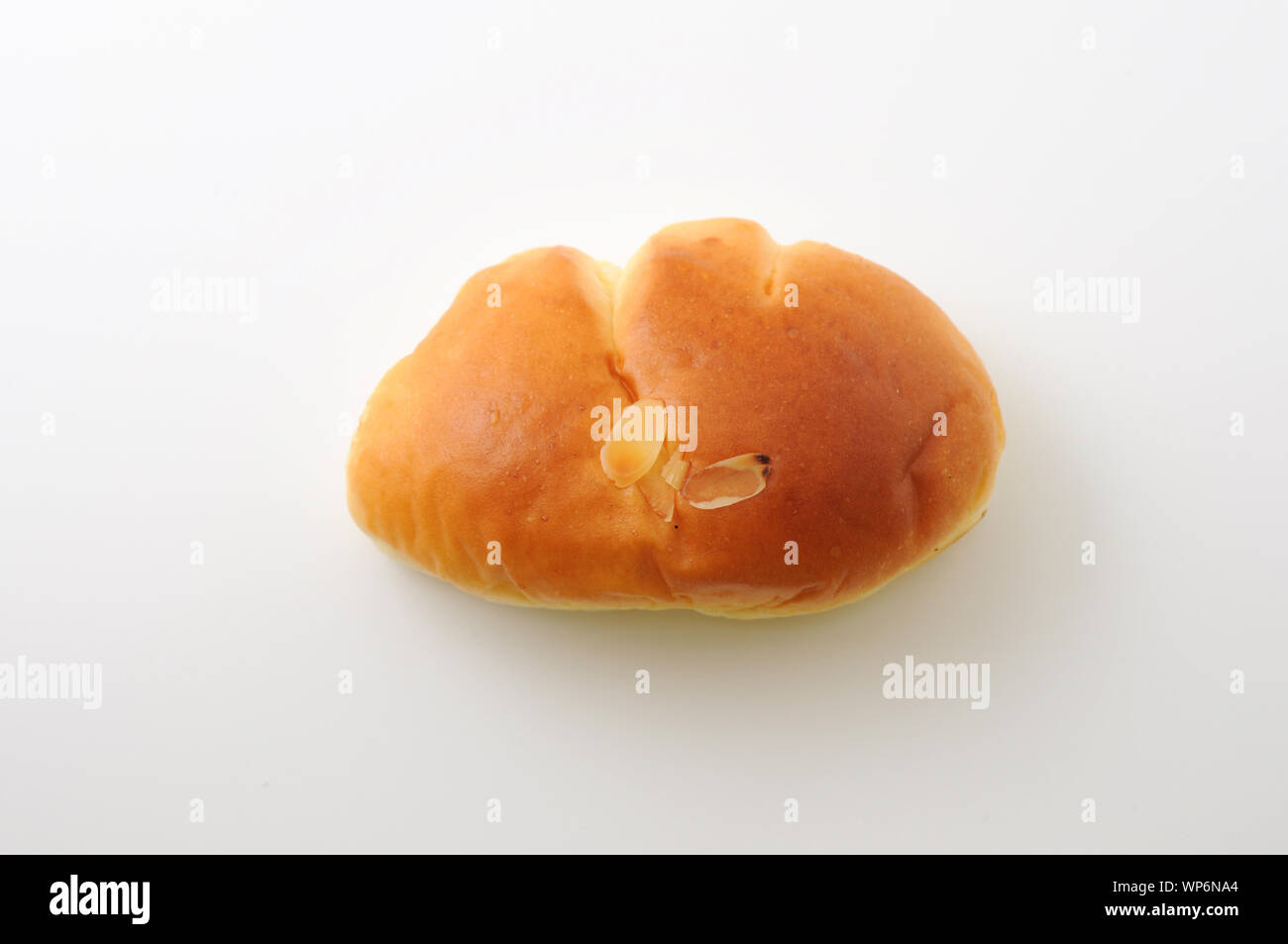 cream pan bread closeup isolated on white background Stock Photo - Alamy