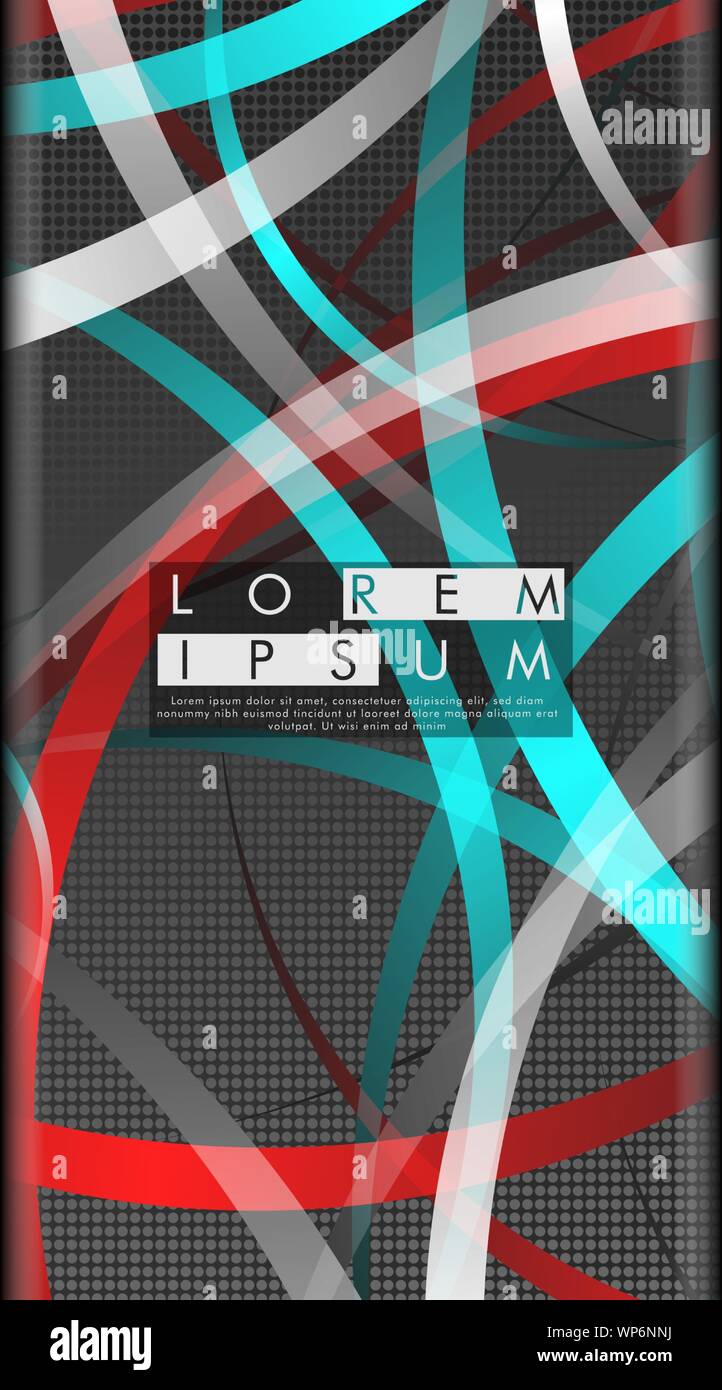 Vector design of abstract vertical backgrounds. Color band wave design ...
