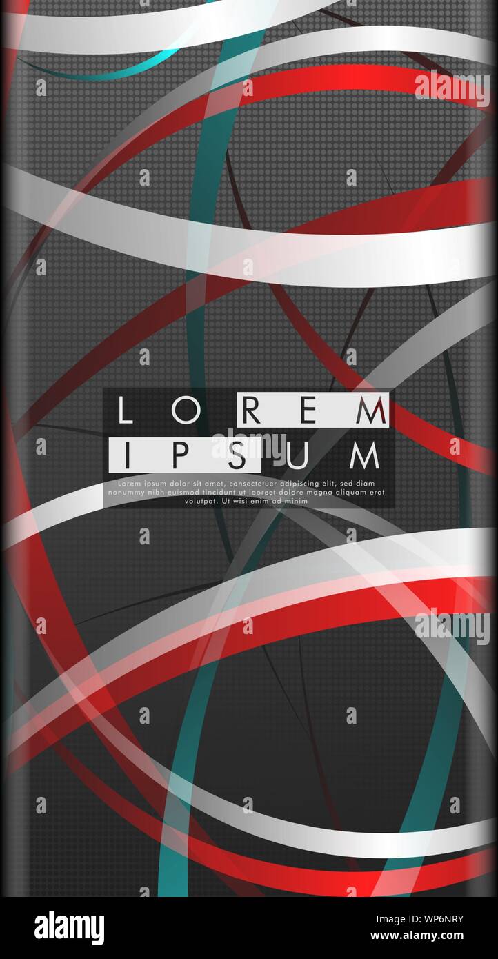 Vector design of abstract vertical backgrounds. Color band wave design ...