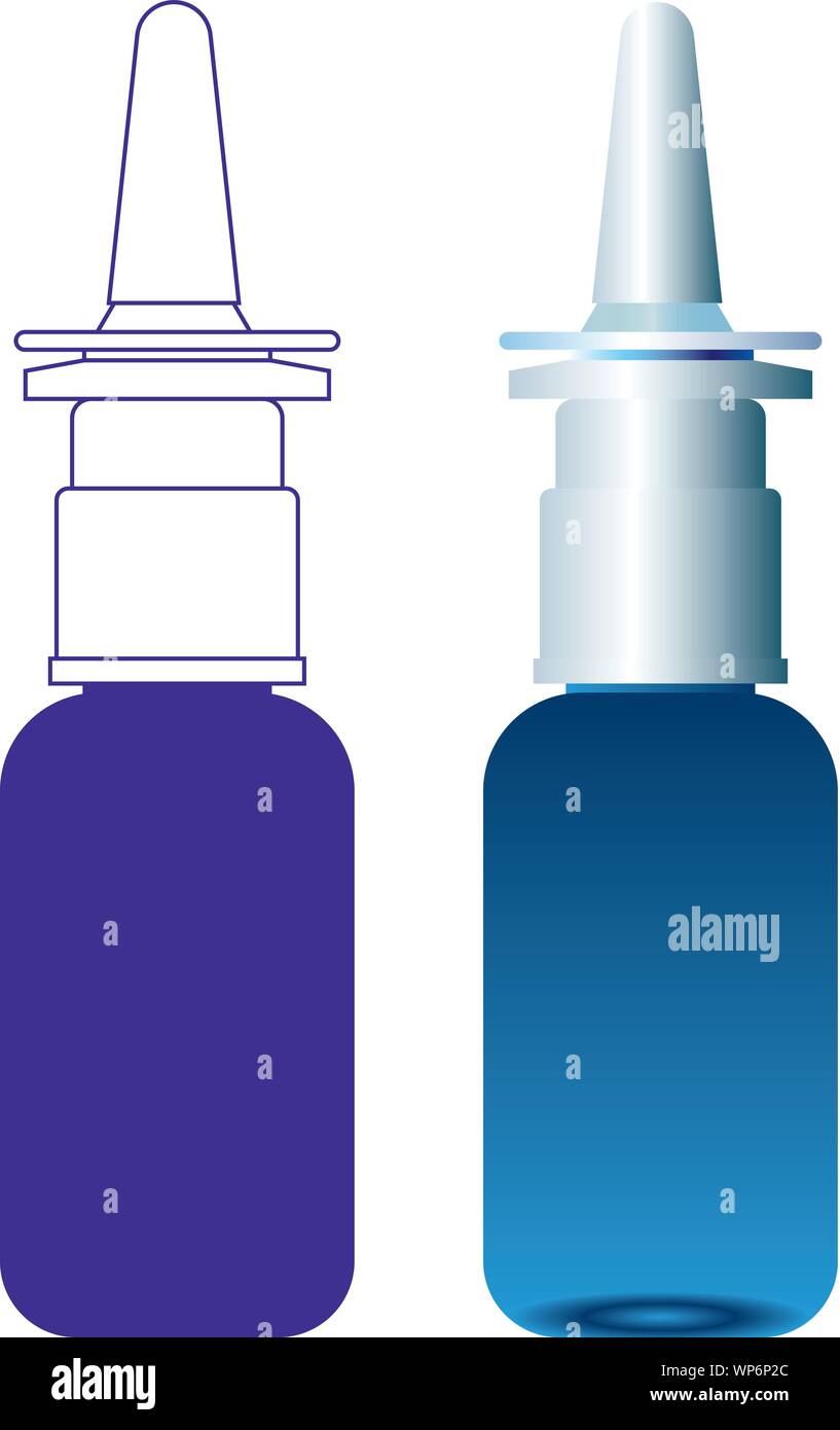Bottle plastic fluid drug Stock Vector Images - Alamy