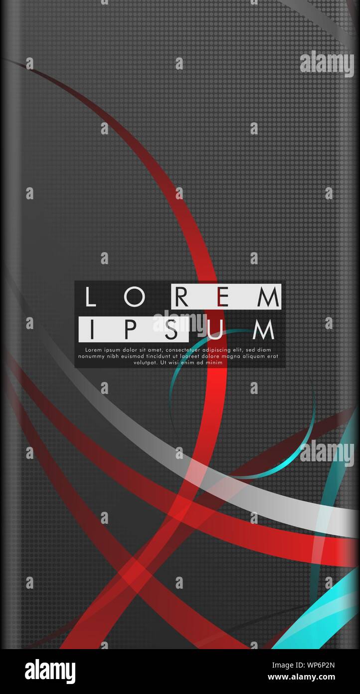 Vector design of abstract vertical backgrounds. Color band wave design ...
